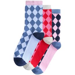 next Socks female Blue, Pink, Red size One Size
