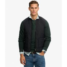 Superdry Herren Military Liner Weste Black - Gr&ouml;&szlig;e: S 102020400014112A001