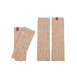 Vivisence Kurzfingerhandschuhe '7300 Set' Damen Gr&ouml;&szlig;e XS/XL beige