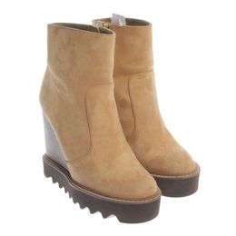 Stella McCartney Stiefeletten Damen Größe 38 Second Hand hellbraun