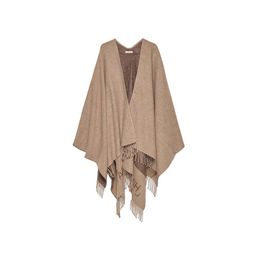 HINNOMINATE Poncho Damen Größe Onesize braun