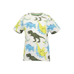 Blue Seven T-Shirt Jungen Gr&ouml;&szlig;e 128 hellblau / oliv / pastellgr&uuml;n / offwhite