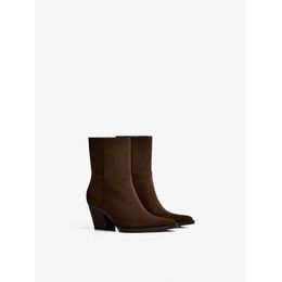 Bershka Stiefelette Damen Gr&ouml;&szlig;e 36 braun Winterschuhe