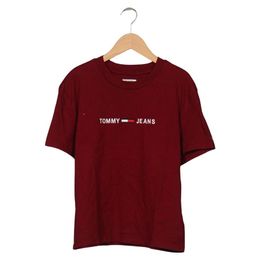 Tommy Jeans T-Shirt Damen Gr&ouml;&szlig;e M Second Hand bordeaux