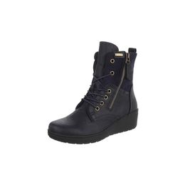 Ital-Design Lace-Up Ankle Boots female Blue size 38