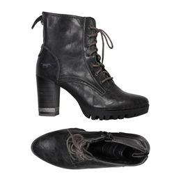 Mustang Stiefelette Damen Größe 38 Second Hand grau