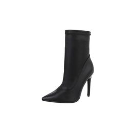 Ital-Design Stiefelette Damen Größe 38 schwarz Winterschuhe