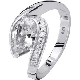 CRÉATION L Damen Ring Silber 925 Größe 20