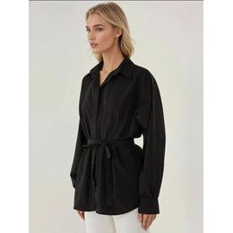 Hiccup Bluse Damen Größe M schwarz