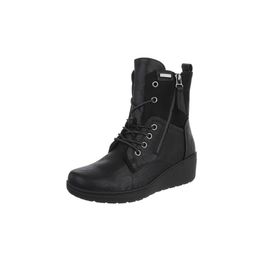 Ital-Design Lace-Up Ankle Boots female Black size 38