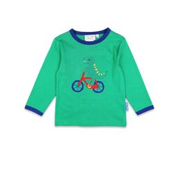 Toby tiger Shirt 'Dino auf Fahrrad' boy Green size 86