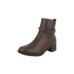 Ital-Design Ankle Boots female Brown size 39