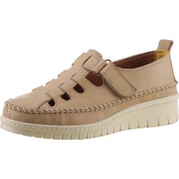 Damen Klettschuh beige Gr&ouml;&szlig;e 39