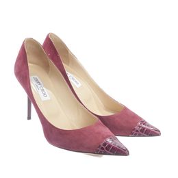 Jimmy Choo Pumps Damen Gr&ouml;&szlig;e 39 Second Hand bordeaux