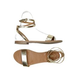 Only Sandalen Damen Gr&ouml;&szlig;e 39 Second Hand gold