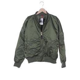 Alpha Industries Jacke Herren Größe L Second Hand grün