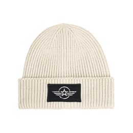 Neverless Beanie 'Airforce Wings' male Beige size Onesize