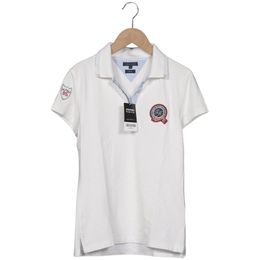 Tommy Hilfiger Poloshirt Damen Gr&ouml;&szlig;e M Second Hand wei&szlig;