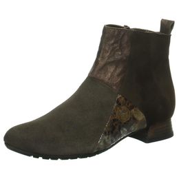 Think! Ankle Boots Damen Größe 38 bronze / dunkelgrün Winterschuhe