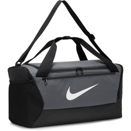Nike Sporttasche 'Brasilia 9.5' Herren Gr&ouml;&szlig;e One Size grau / schwarz / wei&szlig;