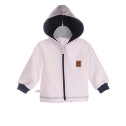 La Bortini Sweatjacke Jungen Gr&ouml;&szlig;e 80/86 wei&szlig;