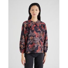 Hofmann Copenhagen Bluse Damen Gr&ouml;&szlig;e L beige / navy / orange / rot