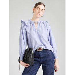 Pepe Jeans Bluse 'Marcy' Damen Größe S hellblau / burgunder