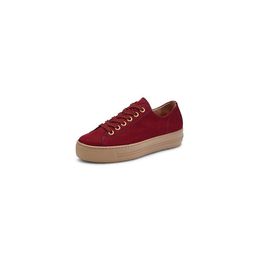 Peter Hahn Paul Green - Sneaker, rot, Gr. 37 - Leder