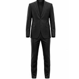 Keskin Collection Suit 'Anzug 2 teilig Slim Fit viele Farben' male Black size 50
