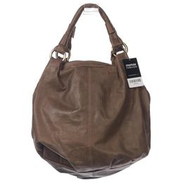 Abro Handtasche gross Leder Damen Größe One Size Second Hand braun