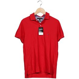 Tommy Hilfiger Poloshirt Herren Größe M Second Hand rot