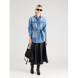KARL LAGERFELD JEANS Bluse Damen Gr&ouml;&szlig;e L blue denim