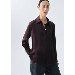 Mango Bluse 'Adriana' Damen Gr&ouml;&szlig;e XS bordeaux