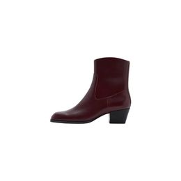 Mango Ankle Boots 'Cowe' Damen Gr&ouml;&szlig;e 41 bordeaux Winterschuhe