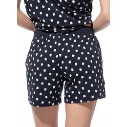 Short Stories Pyjamashorts Damen Gr&ouml;&szlig;e M marine / wei&szlig; Winterkleid