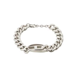 Diesel Bracelet male Silver size One Size