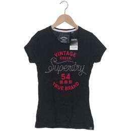 Superdry T-Shirt Damen Größe M Second Hand schwarz