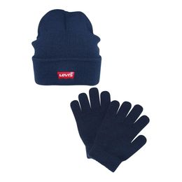 Levi's LEVI'S Set: M&uuml;tze und Handschuhe Jungen Gr&ouml;&szlig;e 48/54 dunkelblau