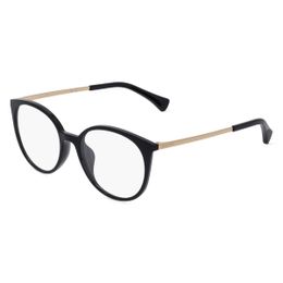 Ralph Lauren Ralph RA7145U Brille Damen | Fassung: Vollrand, Rund, Schwarz Gl&auml;nzend