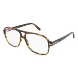 Tom Ford FT6058-B Brille Herren | Fassung: Vollrand, Pilot, Havanna