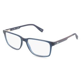Lacoste L4005 Brille Herren | Fassung: Vollrand, Eckig, Blau Transparent