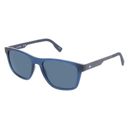 Lacoste L6078S | Herren-Sonnenbrille | Fassung: Vollrand, Eckig, Kunststoff, Blau Transparent | Glasfarbe: Blau