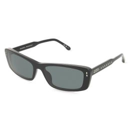 Isabel Marant IM 0243/G/S | Damen-Sonnenbrille | Fassung: Vollrand, Eckig, Acetat, Schwarz | Glasfarbe: Grau