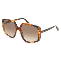 Marc Jacobs MJ 1128/S | Damen-Sonnenbrille | Fassung: Vollrand, Quadratisch, Acetat, Braun Havanna | Glasfarbe: Braun