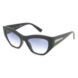 Vogue 0VO5607S | Damen-Sonnenbrille | Fassung: Vollrand, Quadratisch, Kunststoff, Schwarz | Glasfarbe: Blau Verlaufend
