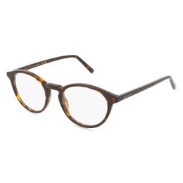 Gucci GG1998O Brille Herren | Fassung: Vollrand, Rund, Havanna