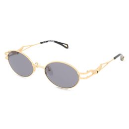 Zadig & Voltaire Zadig & Voltaire SZV464S | Damen-Sonnenbrille | Fassung: Vollrand, Oval, Metall, Rosegold Gl&auml;nzend | Glasfarbe: Grau Spiegel Silber