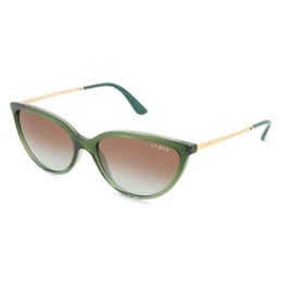 Vogue 0VO5672S | Damen-Sonnenbrille | Fassung: Vollrand, Cat Eye, Kunststoff, Gr&uuml;n Verlaufend | Glasfarbe: Gr&uuml;n Verlaufend
