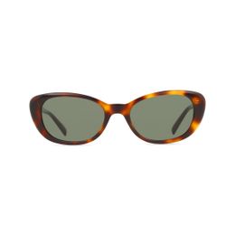 SAINT LAURENT SL 822 | Damen-Sonnenbrille | Fassung: Vollrand, Cat Eye, Acetat, Havanna | Glasfarbe: Grau