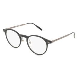 Montblanc MB0426O Brille Herren | Fassung: Vollrand, Rund, Schwarz Ruthenium